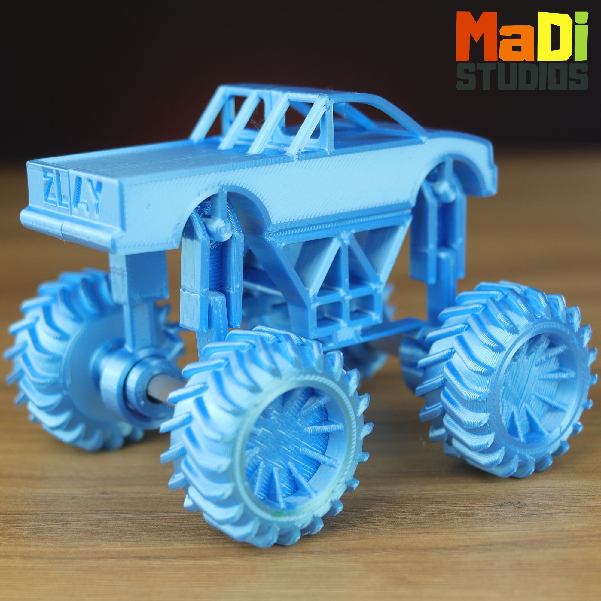 Monster Truck Pick-up STL File for 3D Printing - Etsy