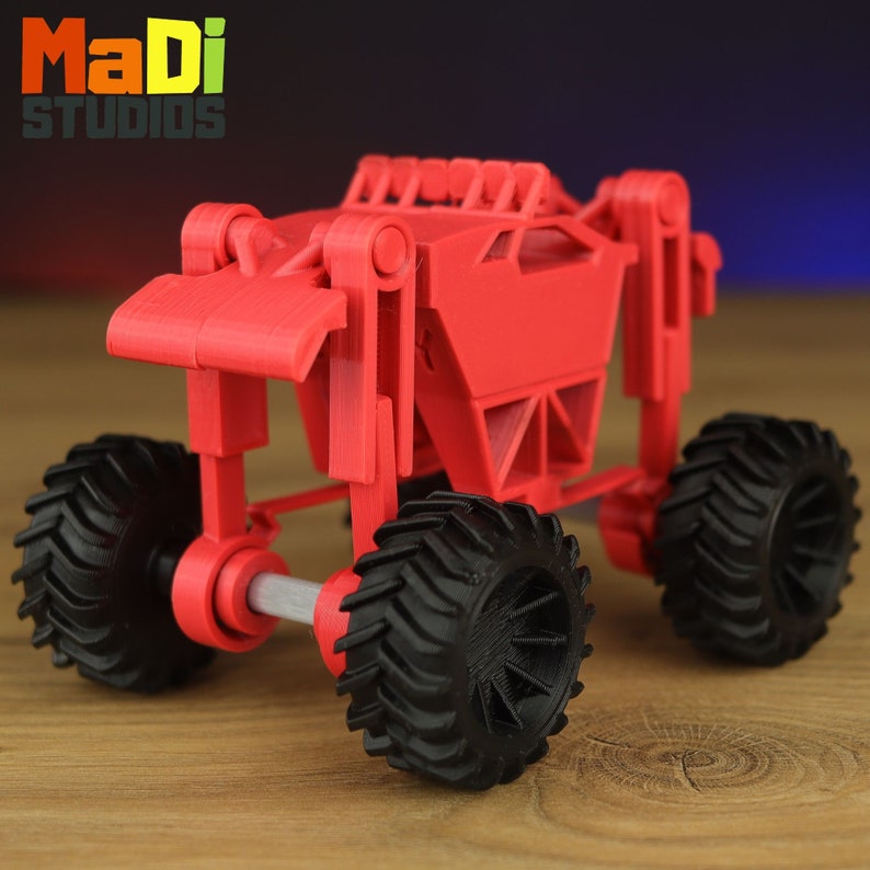 Monster Truck Race Car STL File for 3D Printing - Etsy