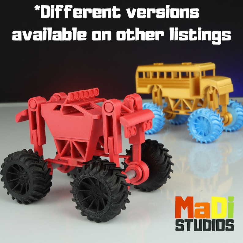 Monster Truck - Pick-up - STL File for 3D Printing - Etsy
