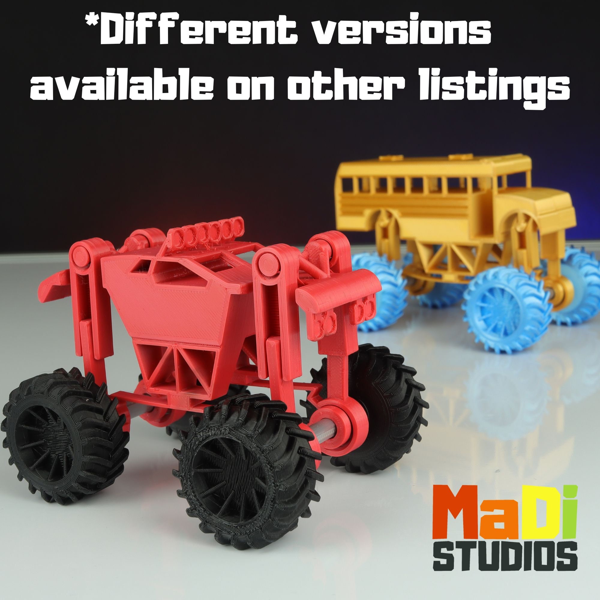 Monster Truck - Pick-up - STL File for 3D Printing - Etsy