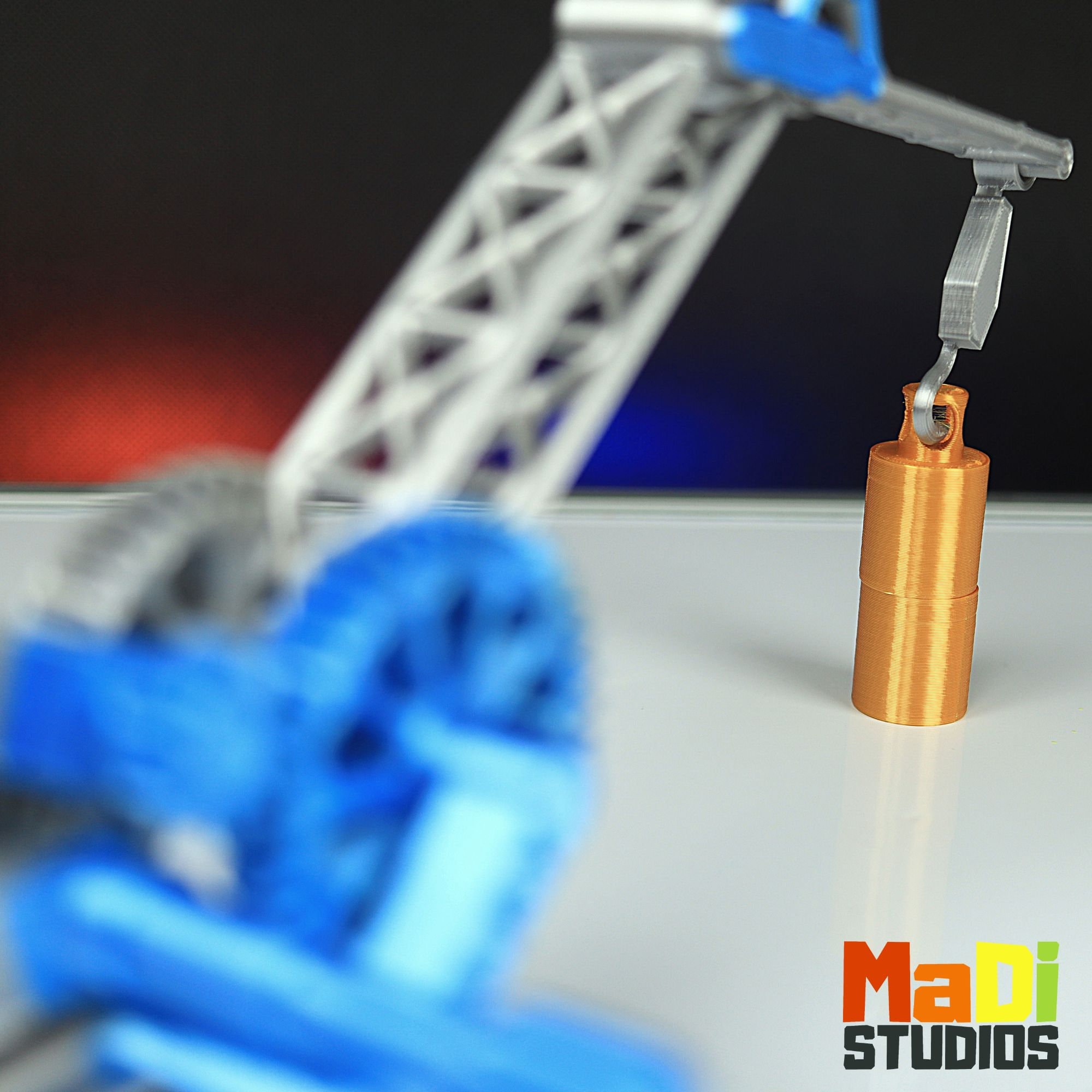 3D Printer STL File for 3D Printing Construction Crane 3D - Etsy