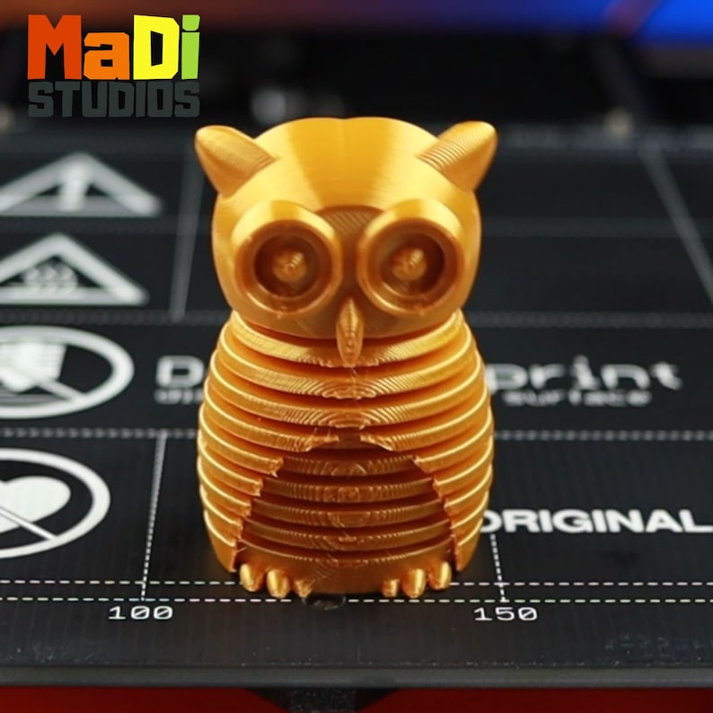 3D Printer STL File for 3D Printing, Cute Flexi Print-in-place Happy ...