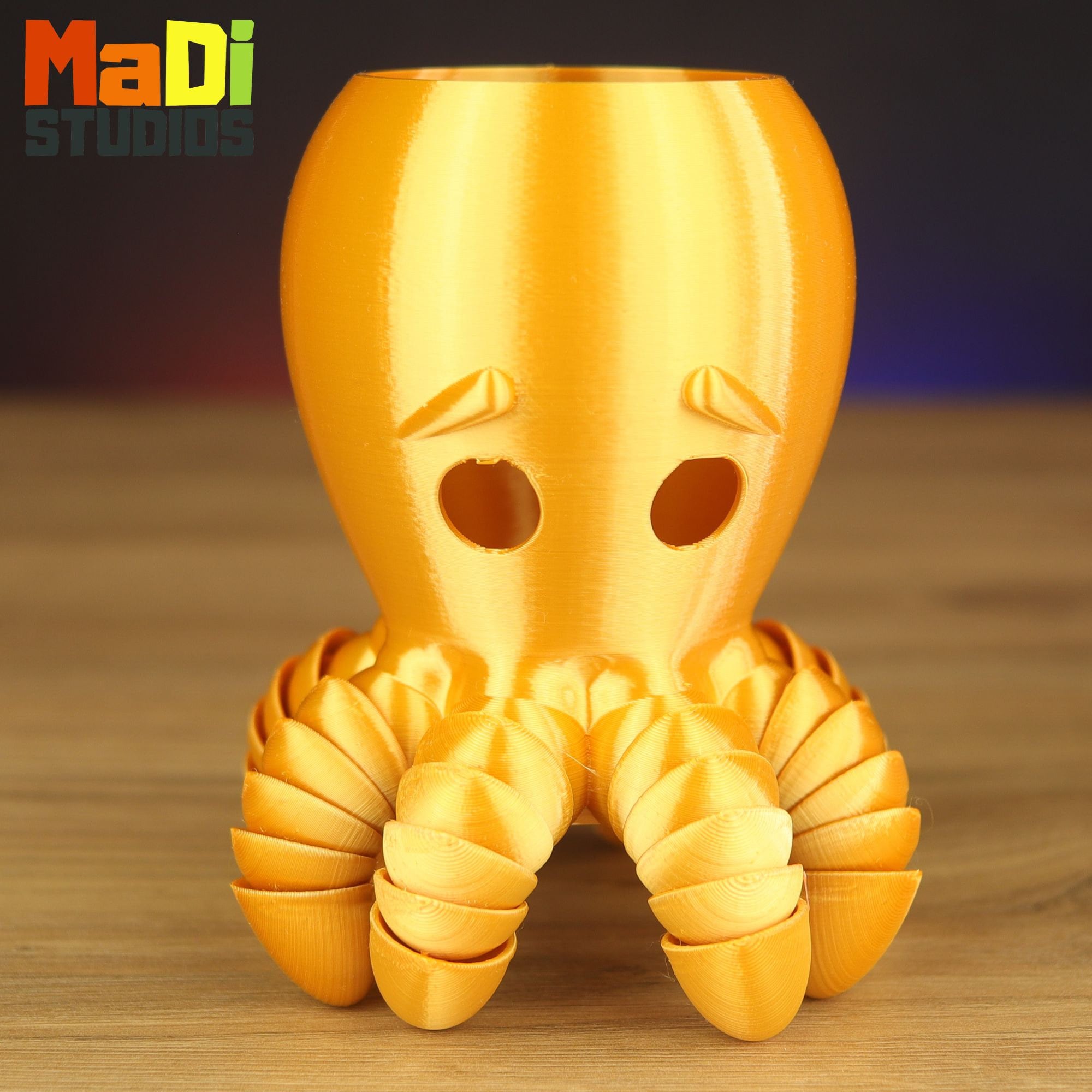 3D Printer STL File for 3D Printing Articulated Flexi Octopus - Etsy