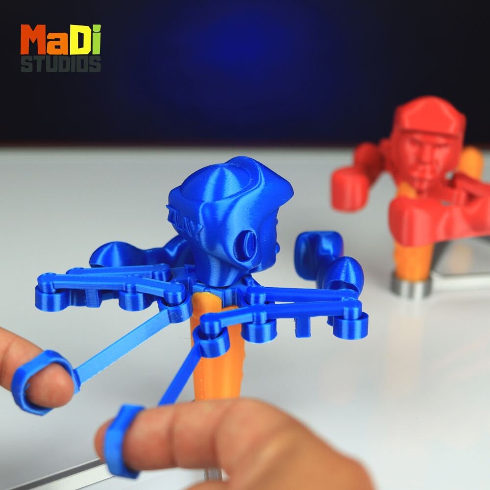3D Printer STL File for 3D Printing, Boxing Game 3D Print STL Files for ...