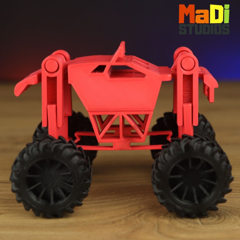 Monster Truck Race Car STL File for 3D Printing - Etsy