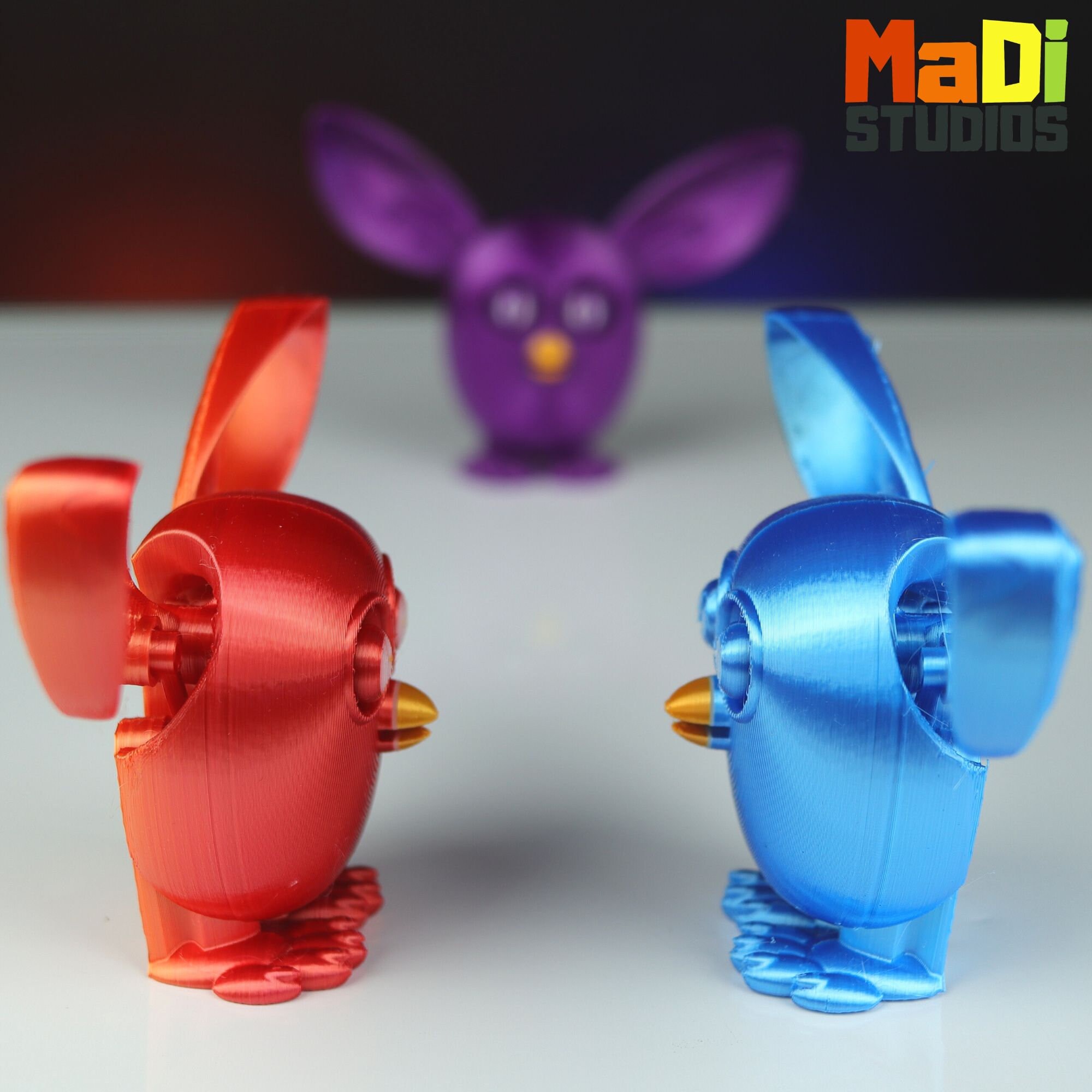 Cute Print-in-place FURBY STL File for 3D Printing - Etsy