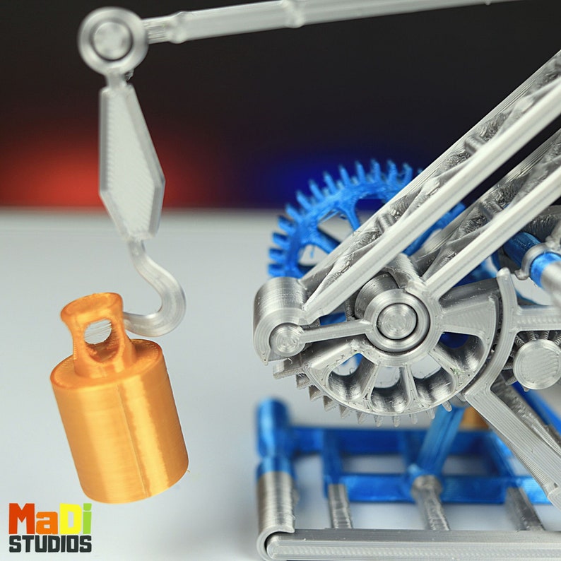 3D Printer STL File for 3D Printing Construction Crane 3D - Etsy