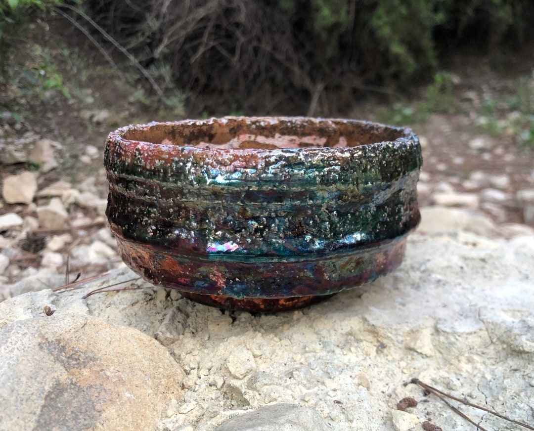 RAKU Matcha Chawan Traditional Japanese Tea Ceremony Bowl - Etsy
