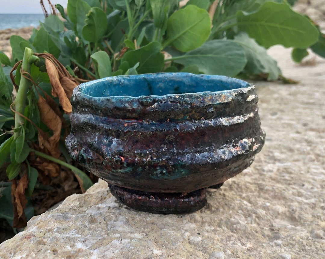RAKU Matcha Chawan Traditional Japanese Tea Ceremony Bowl - Etsy