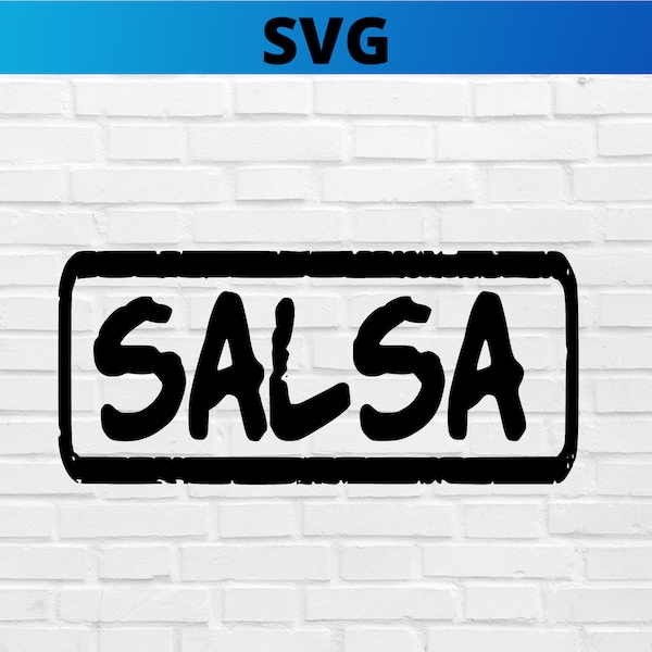 Salsa Svg - Etsy