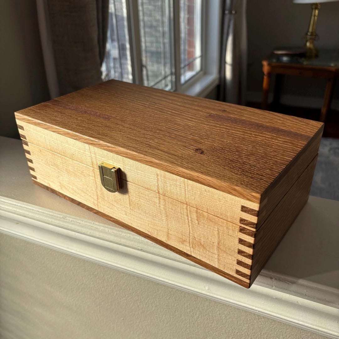 Wood Tea Box, Tea Storage Box, Wood Box With Hinges, Tea Collector, Tea ...