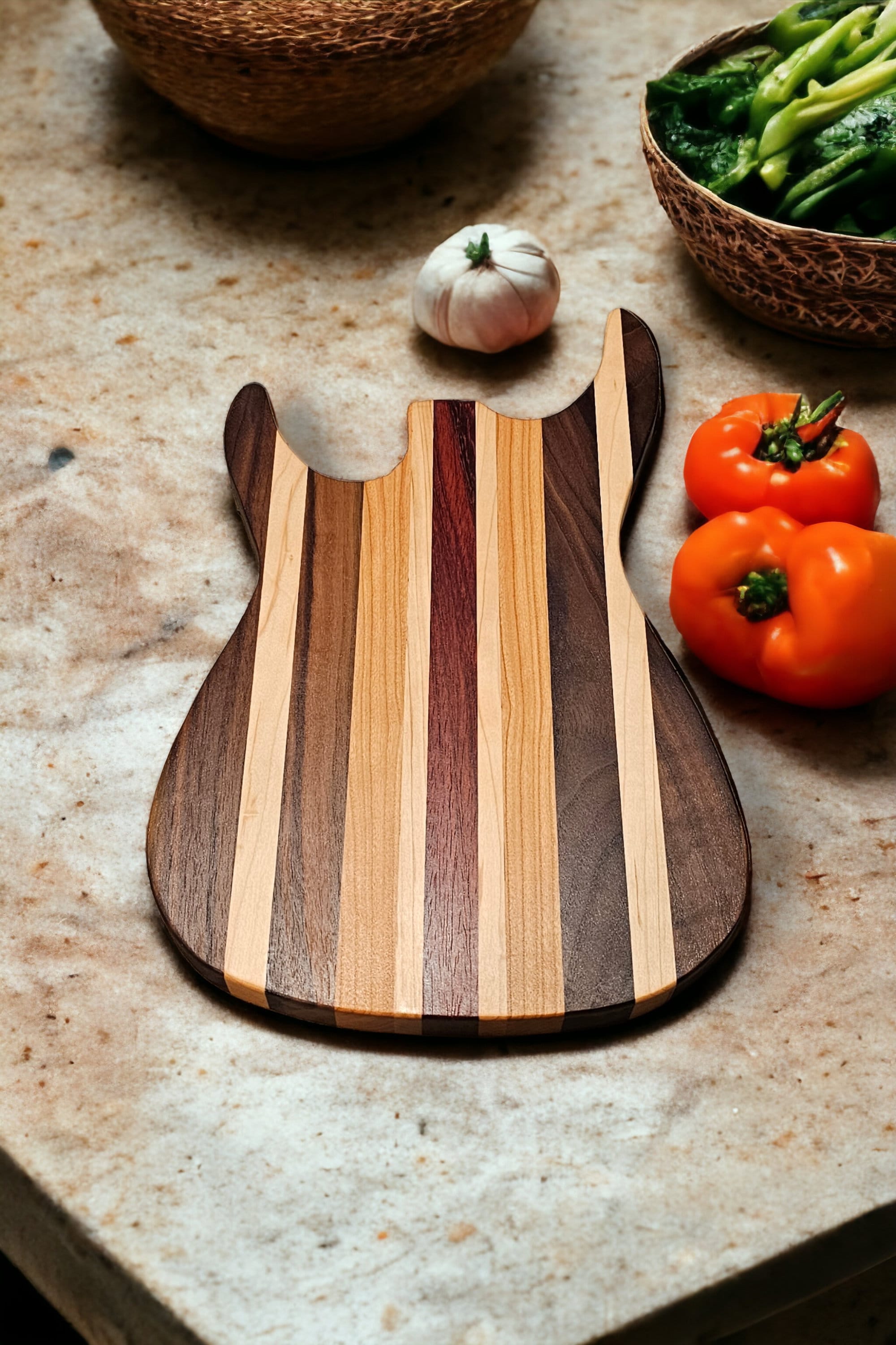 Guitar Cutting Board - Etsy