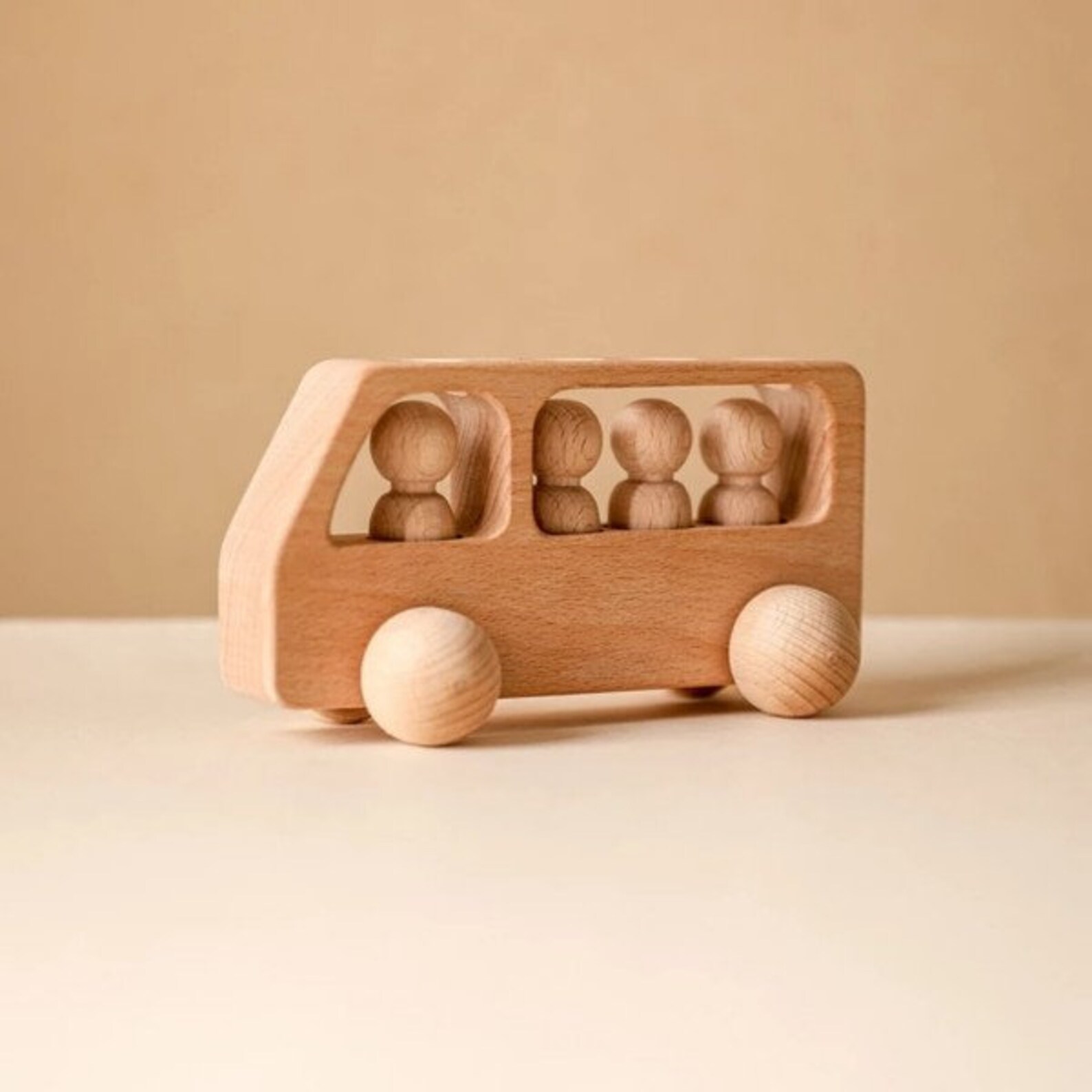 Baby Wooden Toy Car, Montessori Cognition Toy, Toys Baby Birthday Gifts ...