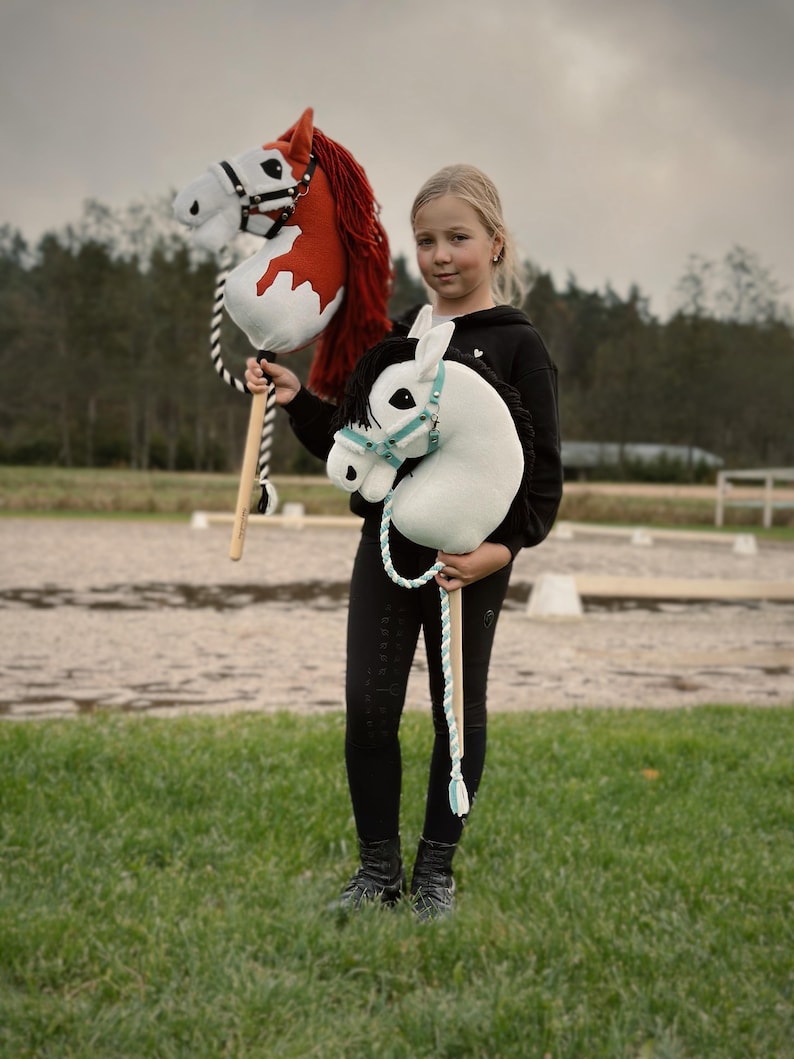 Hobby Horse Halter With Cream Fur, Stickhorse Tack A3/A4 Size - Etsy UK