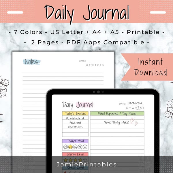 Monthly Habit Tracker Printable Landscape, Minimalist Daily Routine ...