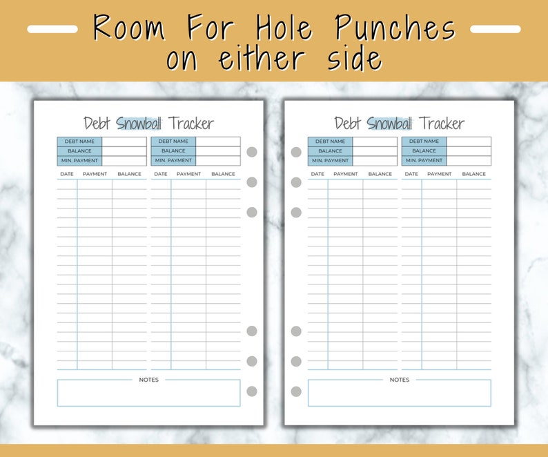 Debt Tracker Printable, Debt Snowball, Budget Tracker, Money Planner ...