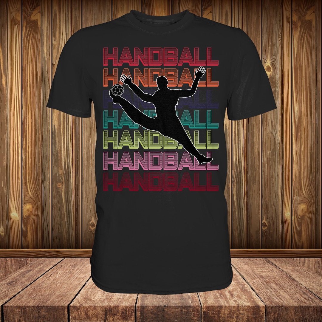 Handball Parade Goalkeeper TW With Handball Motif in the Background ...