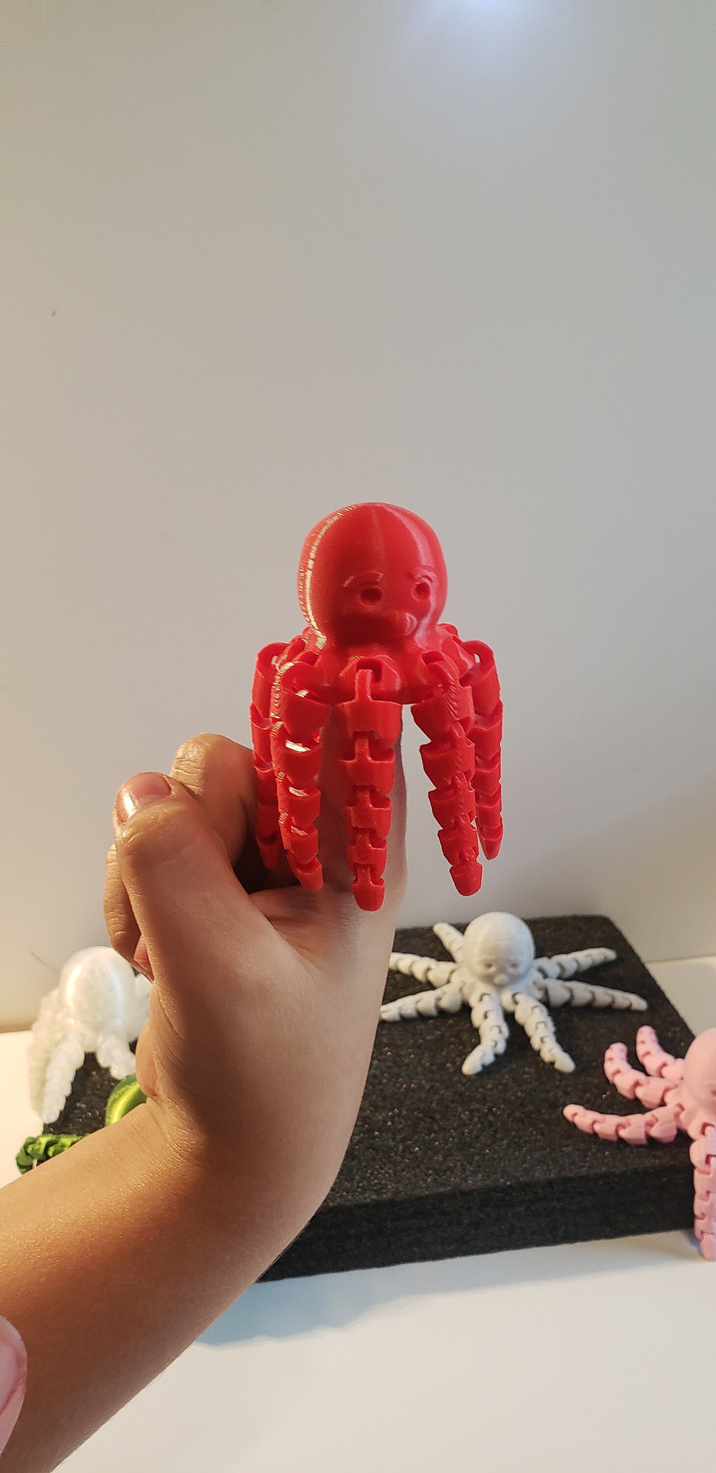 Flexi Octopus 3d Printed Fidget Spinning Articulating Toy - Etsy