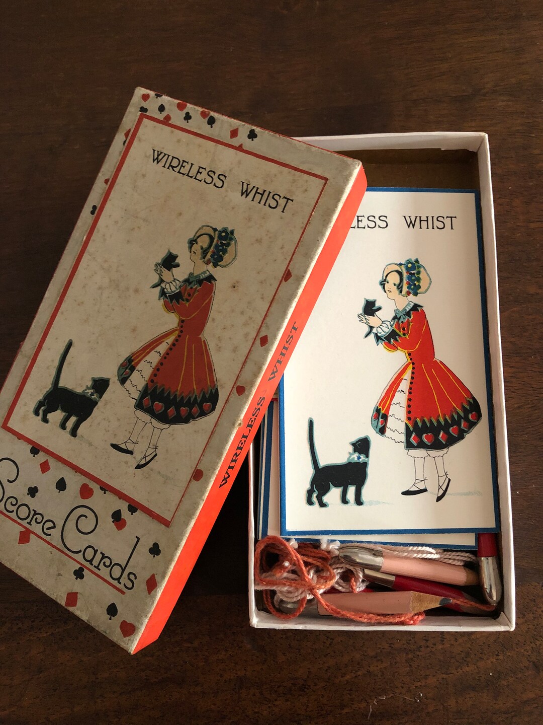 Vintage 1920s RARE Complete Set of Wireless Whist Score Cards - Etsy