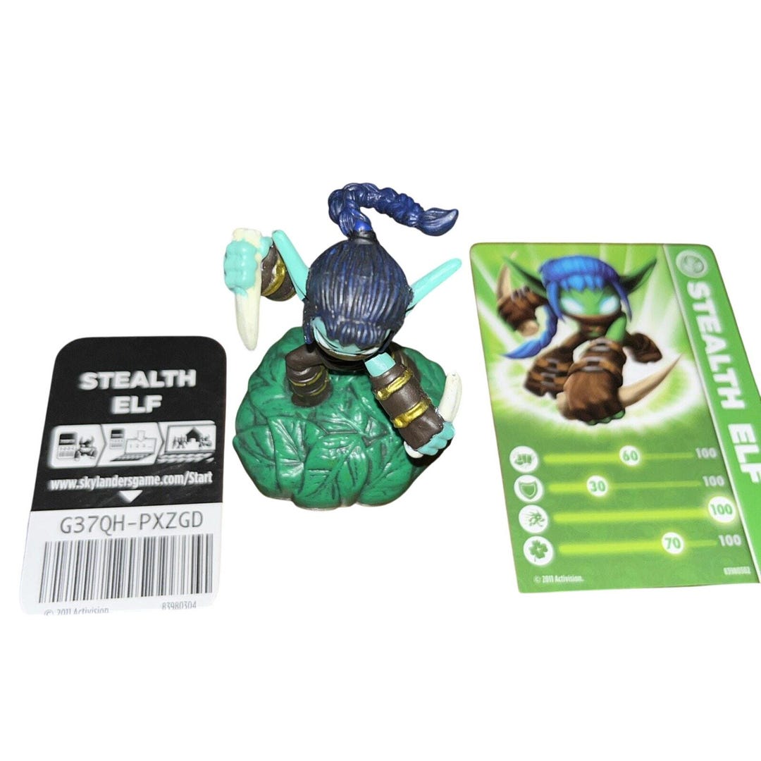 Skylanders Stealth Elf With Cards - Etsy