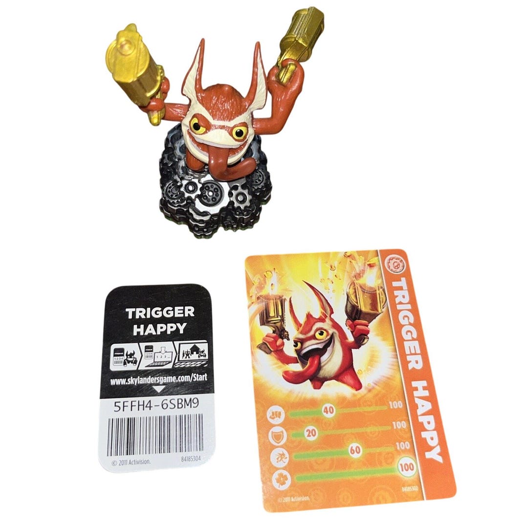 Skylanders Trigger Happy With Cards - Etsy