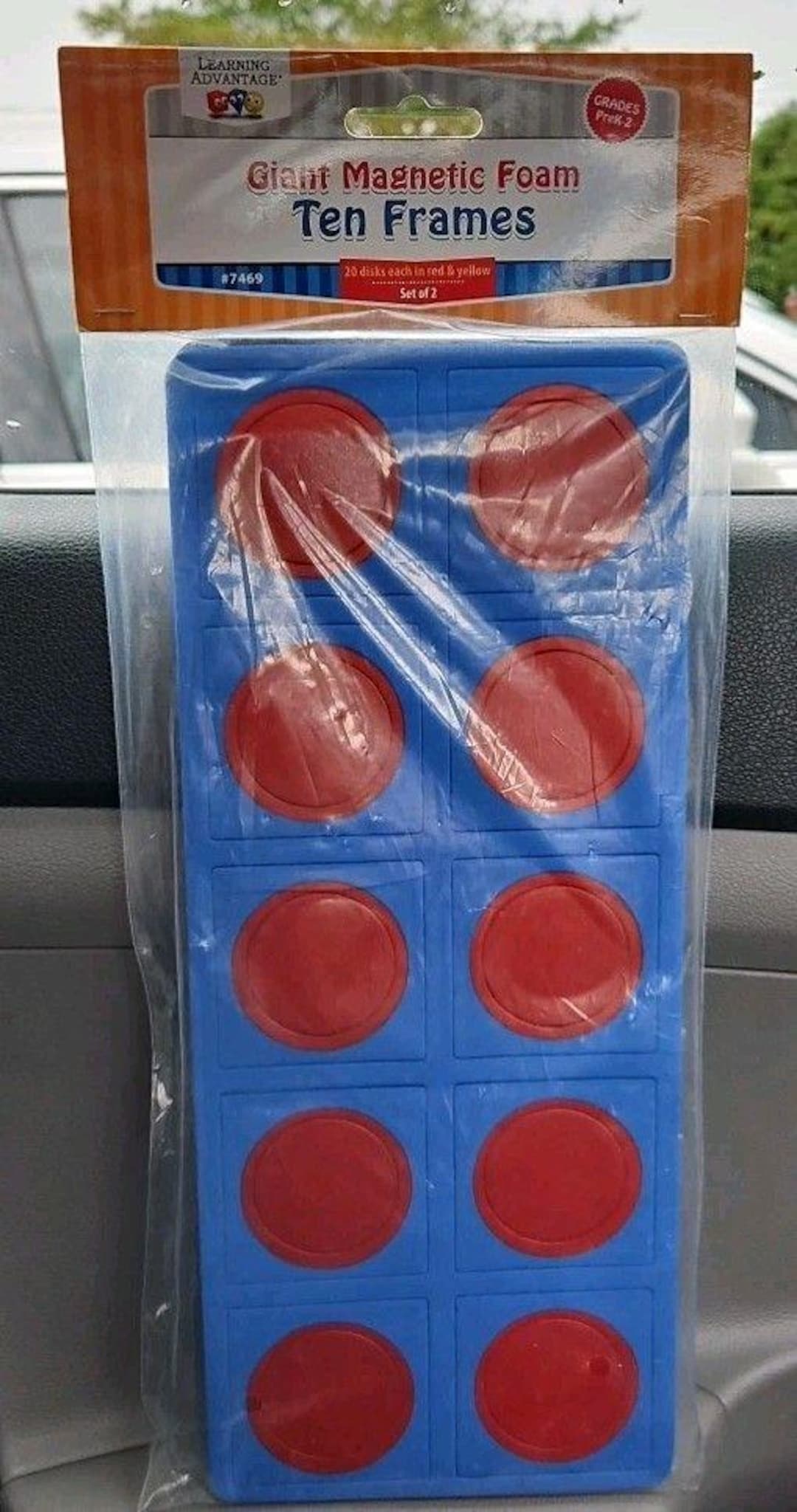 Giant Magnetic Foam 20 Discs & 20 Frames Early Math Kit, New - Etsy