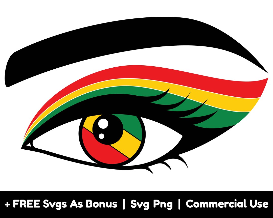 Juneteenth Eye Clipart Image Svg PNG File, Black Women Shirt Design Svg ...