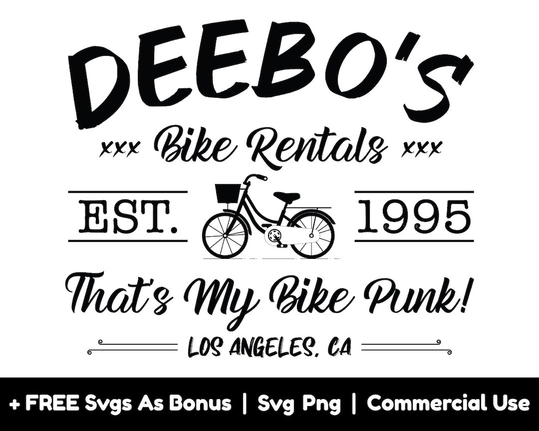 Deebo's Bike Rentals Svg Png Files, Est 1995 Svg, That's My Bike Punk ...