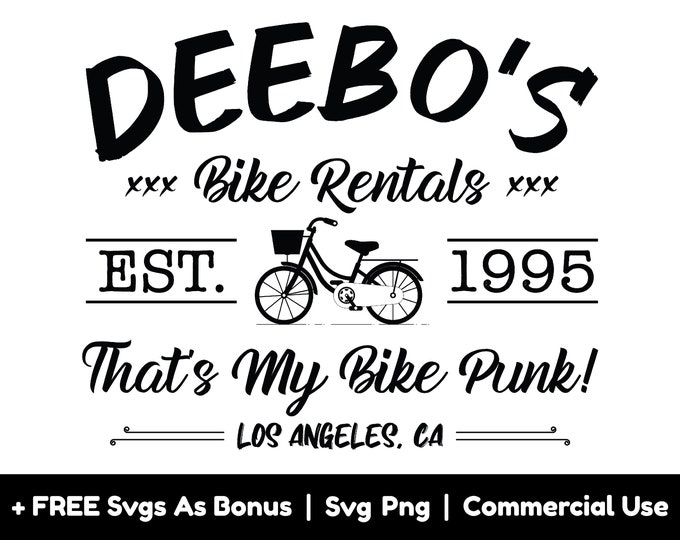 Deebo's Bike Rental SVG, Deebo, Big Worm, Ice Cube, Mens Rapper Shirt ...