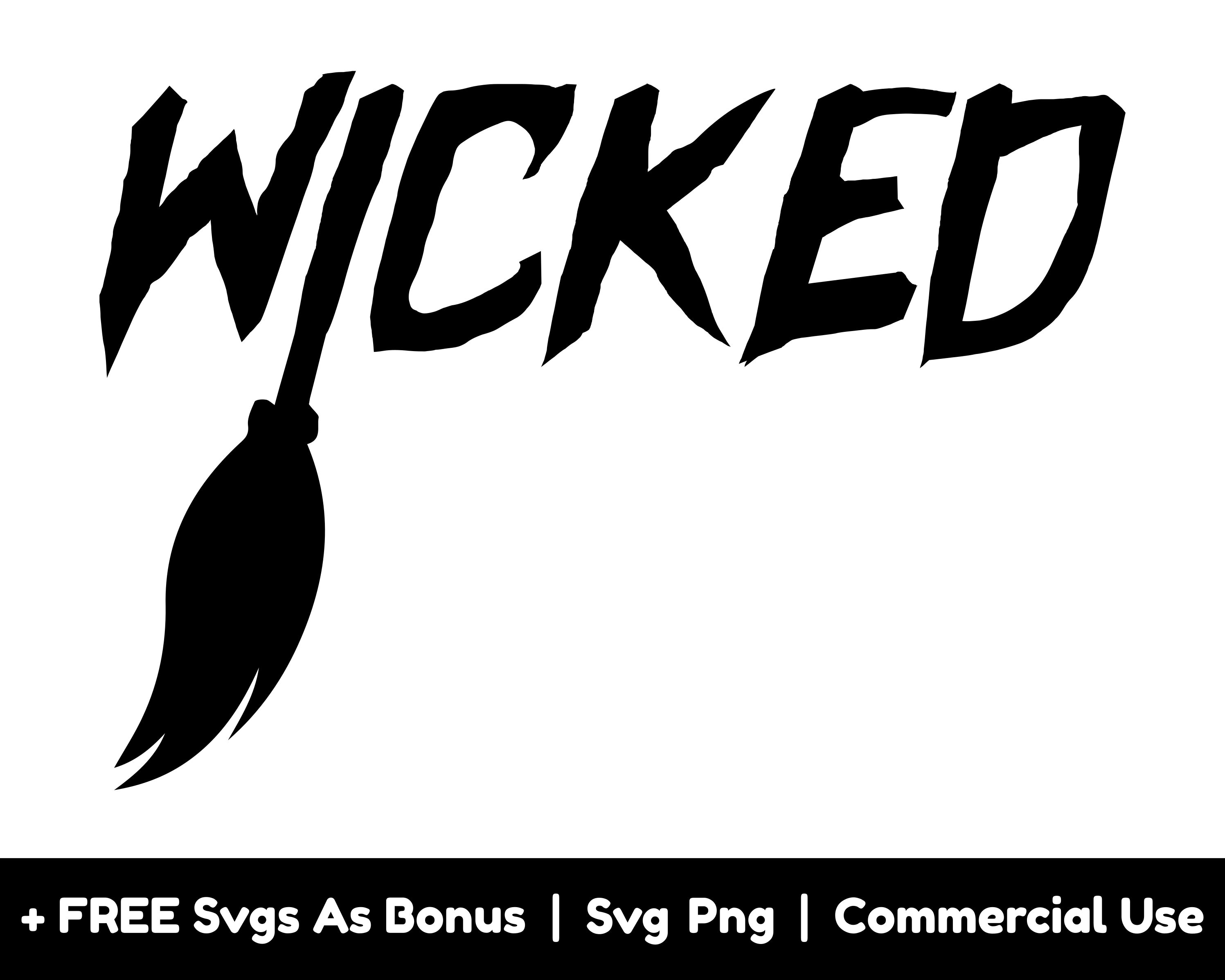 Wicked Svg Png Files Women Halloween Svg Halloween Witch - Etsy