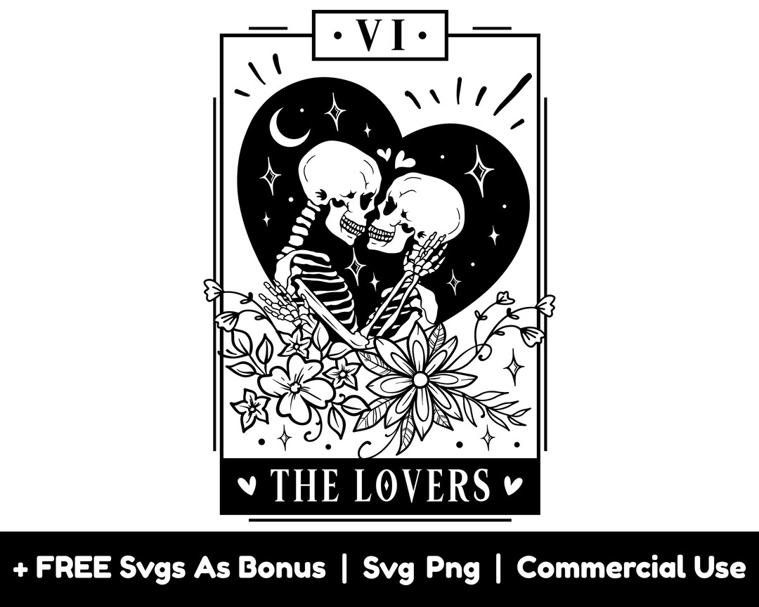 Skeletons in Love, in A Heart Clipart Image Svg Png Files, the Lovers ...