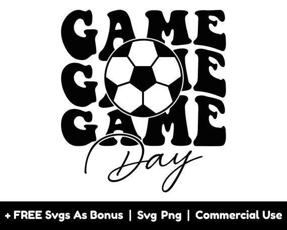Game Day Svg Png Files Football Ball Svg Football Svg - Etsy