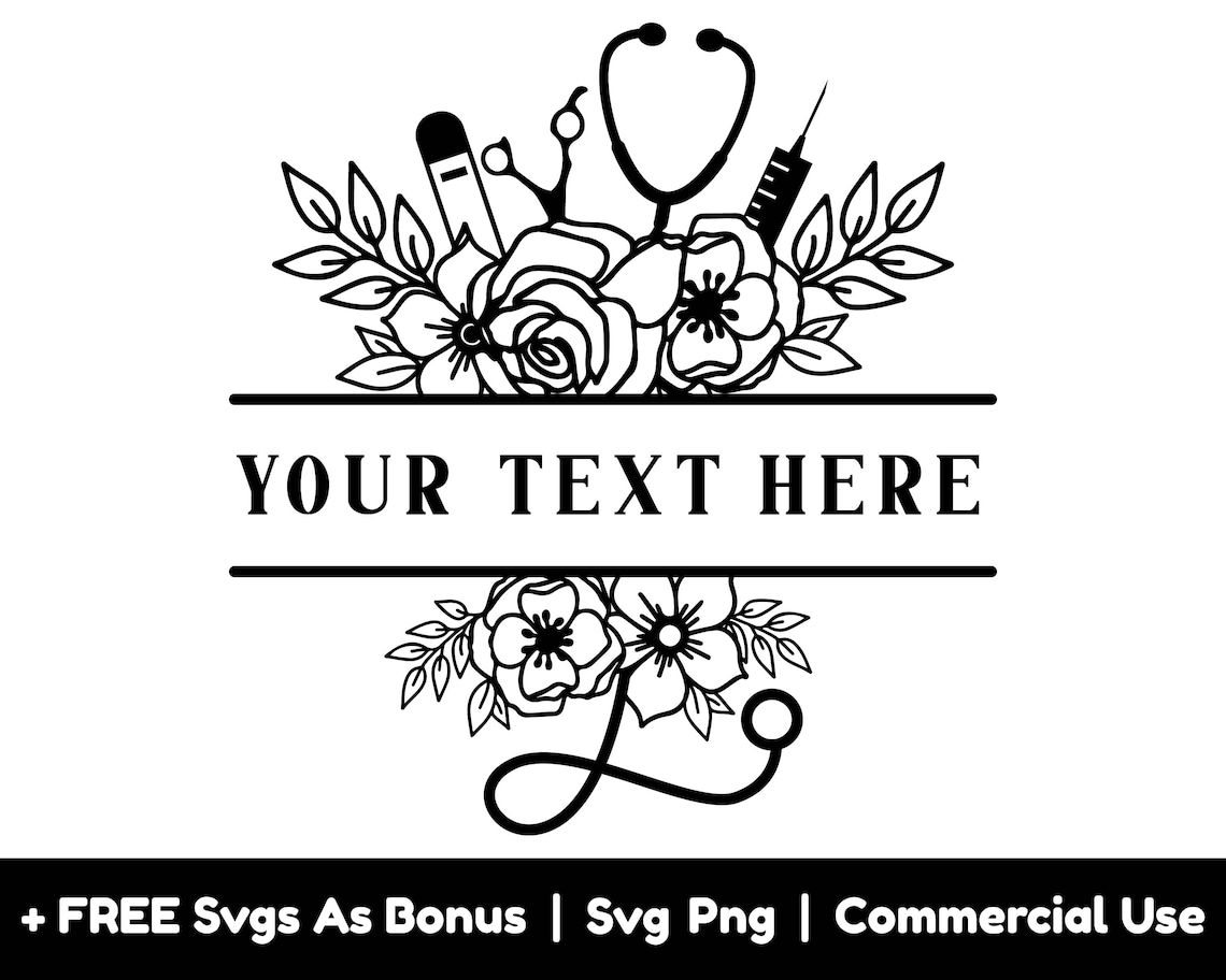 Nurse Personalized Frame SVG PNG Files Gift for Nurse Svg - Etsy