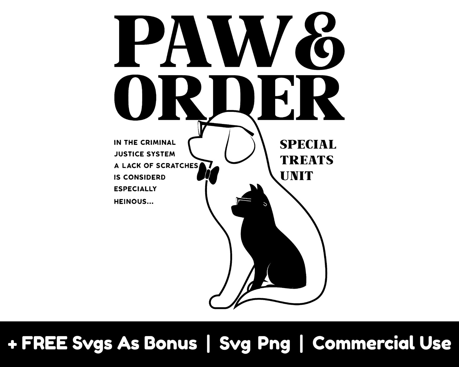 Paw and Order Svg Png Files Dog Lover Svg Pet Svg Special - Etsy