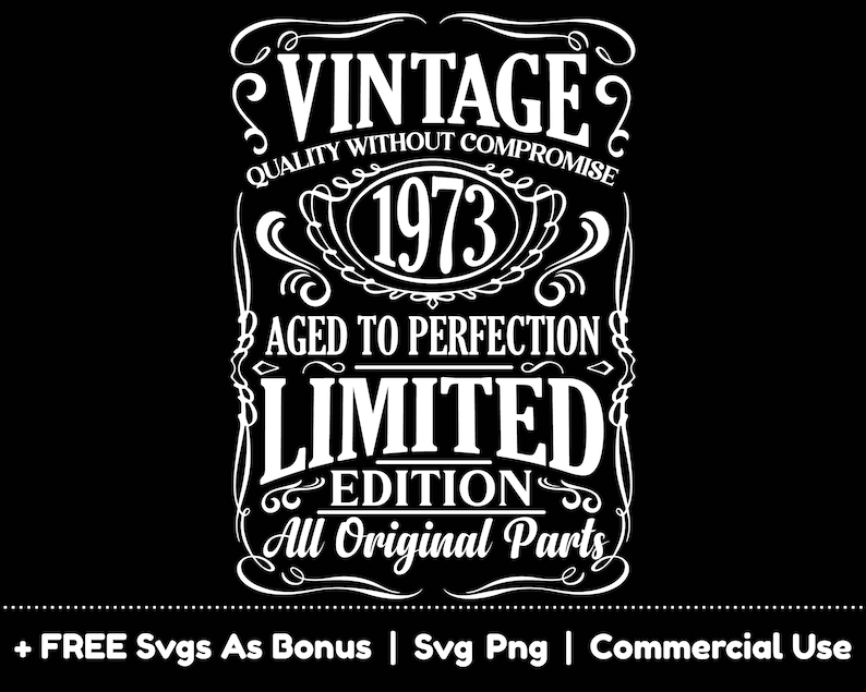 Vintage Quality Without Compromise Svg Png Files, Limited Edition, All ...