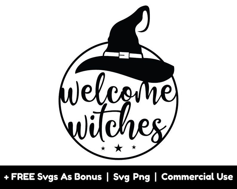 Welcome Witches Svg Funny Halloween Svg T Shirt Png Svg - Etsy