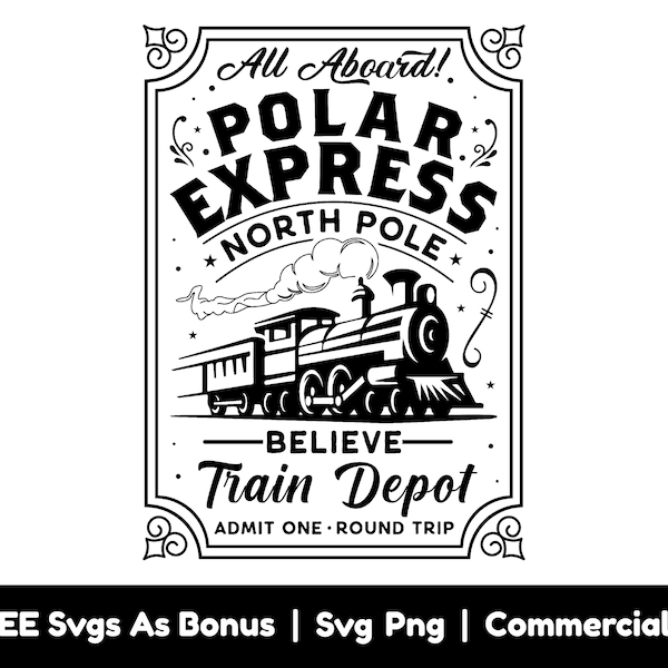 Polar Express Sign - Etsy