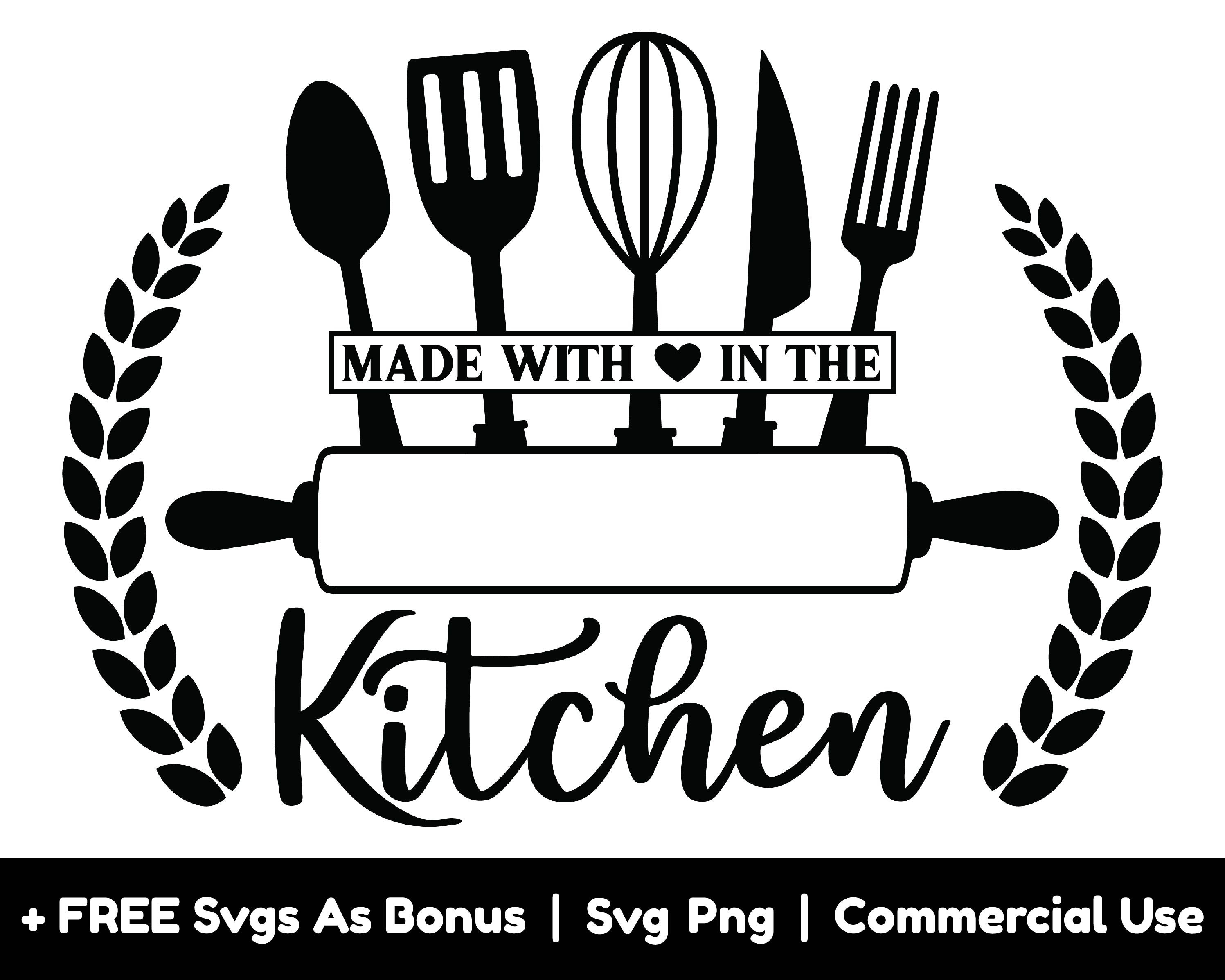Kitchen Utensils Clipart Image Svg Png Files Restaurant Logo - Etsy Canada