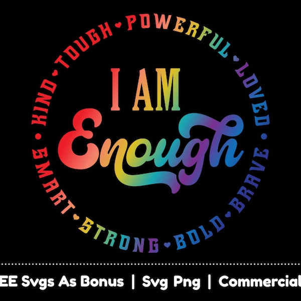 I Am Strong and Capable Svg - Etsy