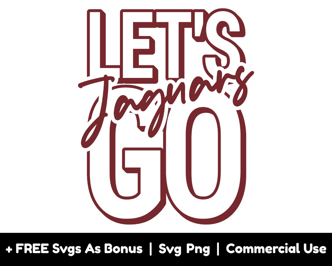 Let's Go Jaguars Svg Png Files, Jaguars Football Svg, Cheerleader Svg ...