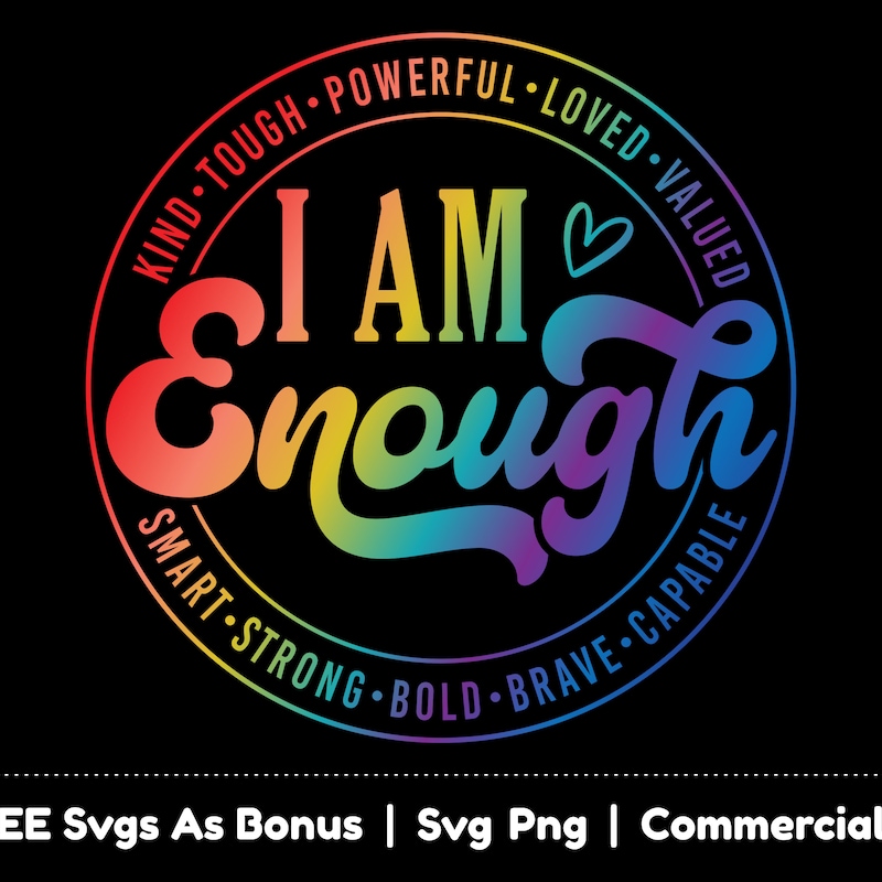 I Am Enough - Etsy