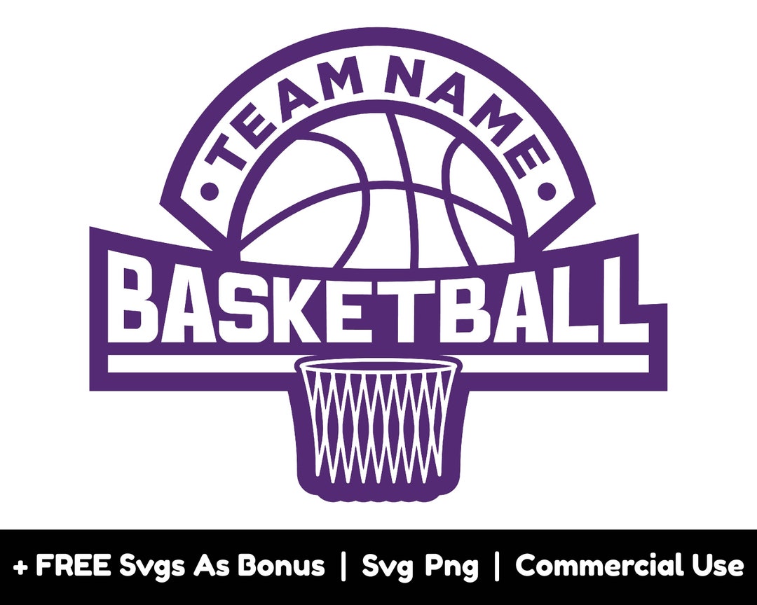 Basketball Custom Team Name Svg Png Files, Basketball Ball Svg, Sport ...