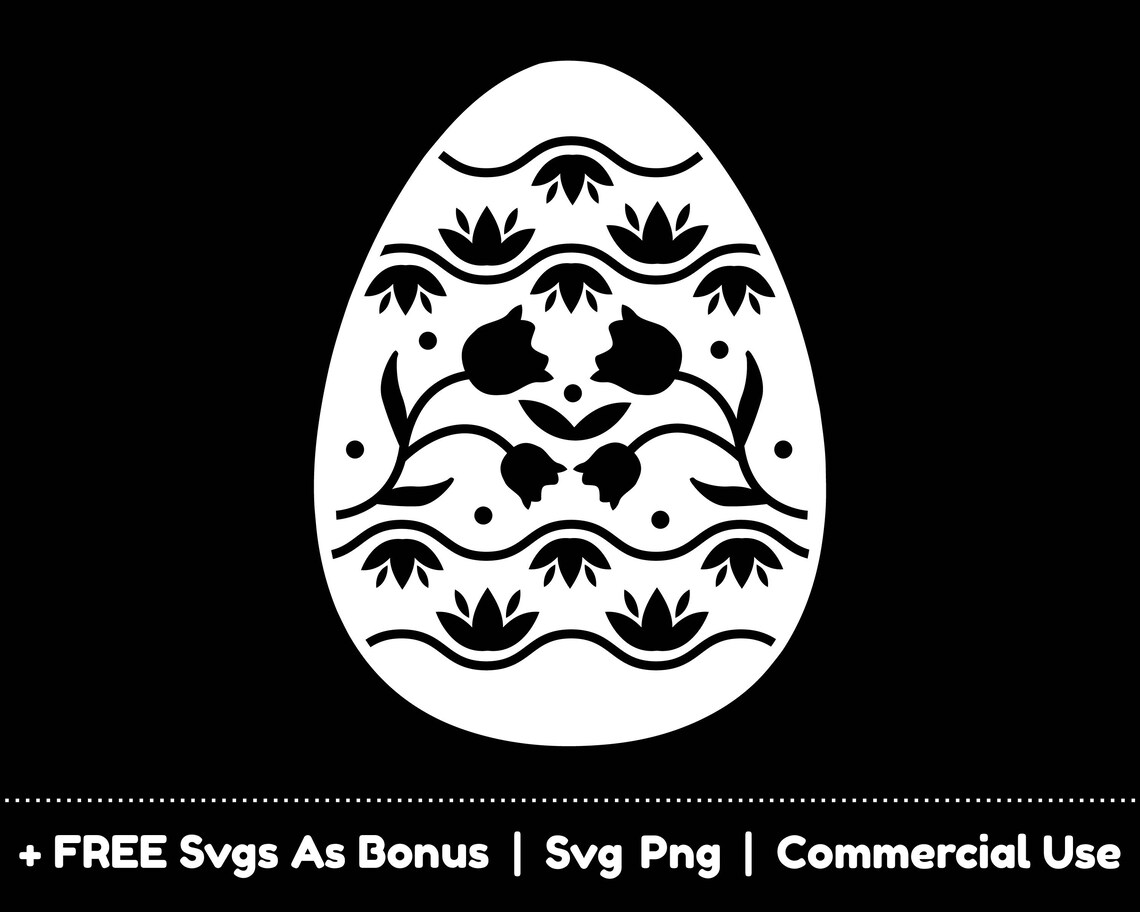 Easter Egg Clipart Image Svg Png Files Spring Svg Easter - Etsy