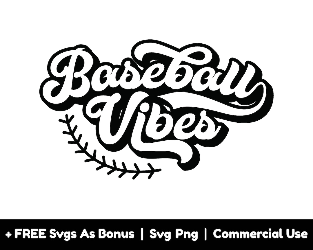 Baseball Vibes Svg Png Files, Baseball Player Svg, American Baseball ...
