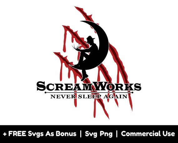 Scream Works Never Sleep Again Svg Png Files Scratches Svg - Etsy