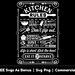Kitchen Rules Svg Png Files, Funny Kitchen Svg, Poster Svg, Kitchen ...