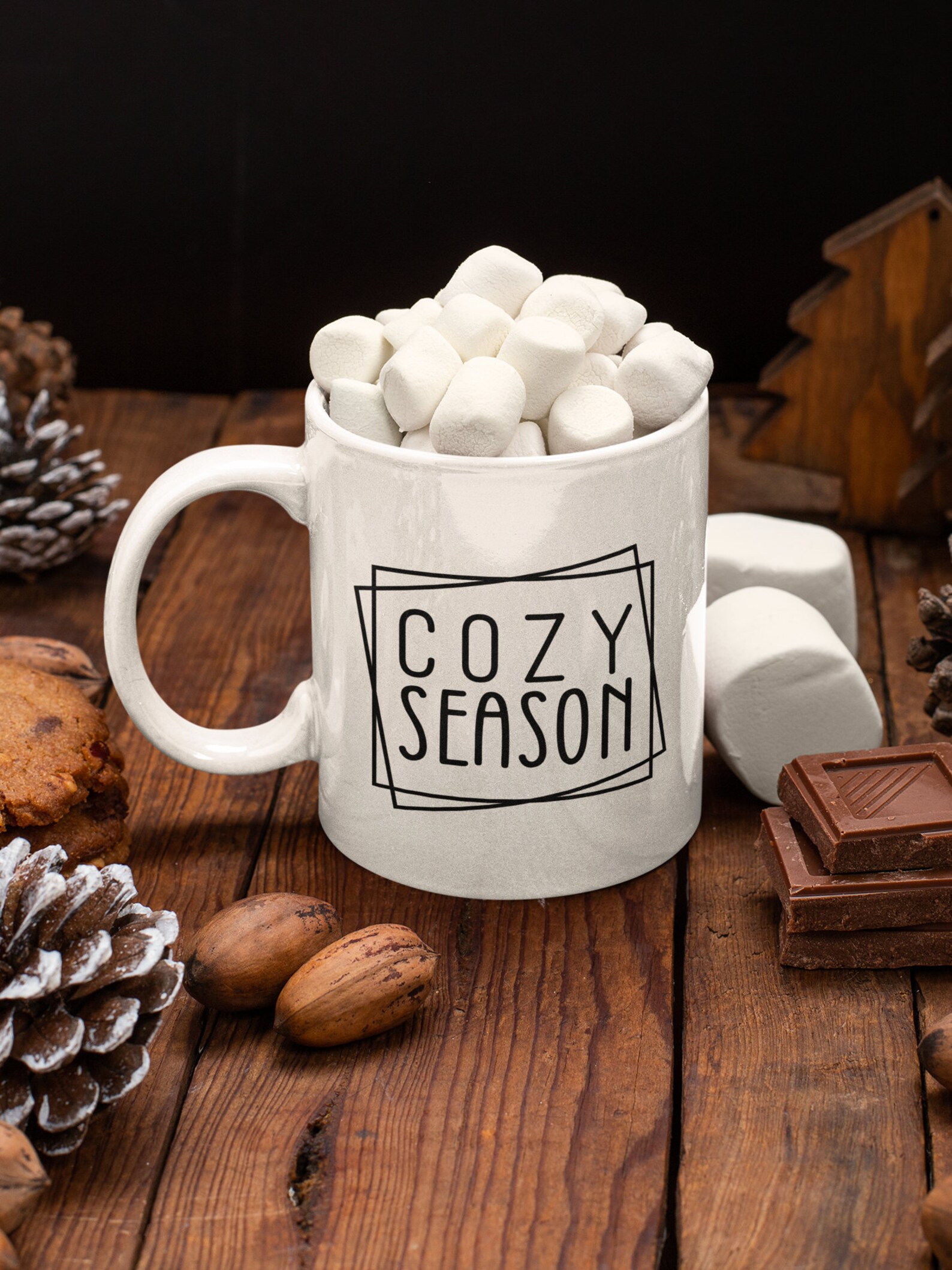 Cozy Season Svg Png Files, Frame Svg, Winter Svg, Weather Svg ...