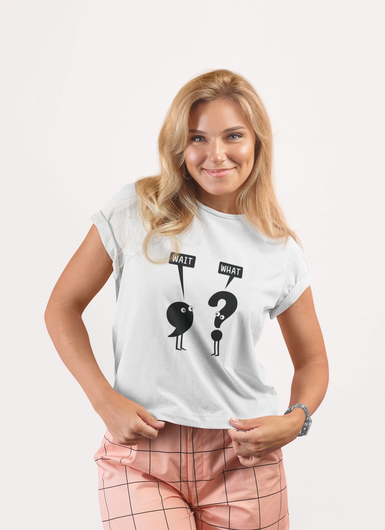 Wait What Svg Png Files, Funny Grammar Svg, Comma Svg, Question Mark ...