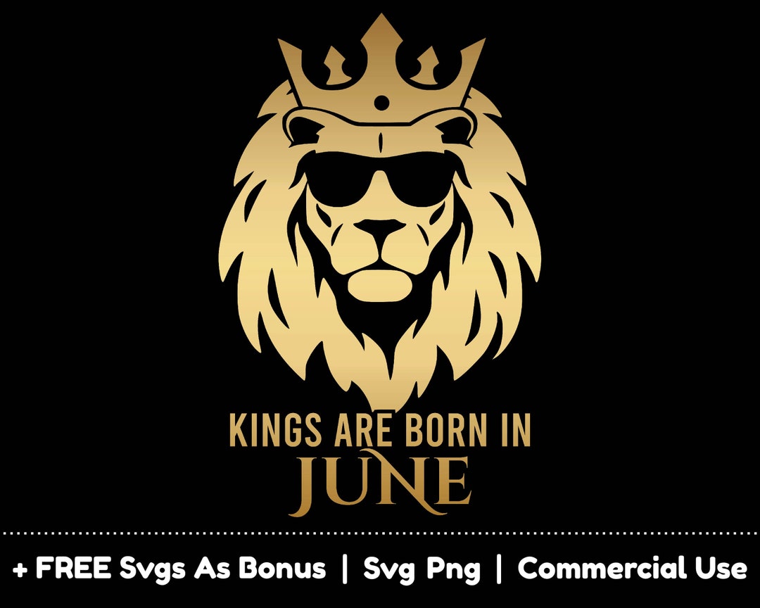 Kings Are Born in June Svg Png Files, Bundle Svg, Tshirt Design Svg ...