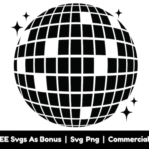Disco Stars Svg - Etsy